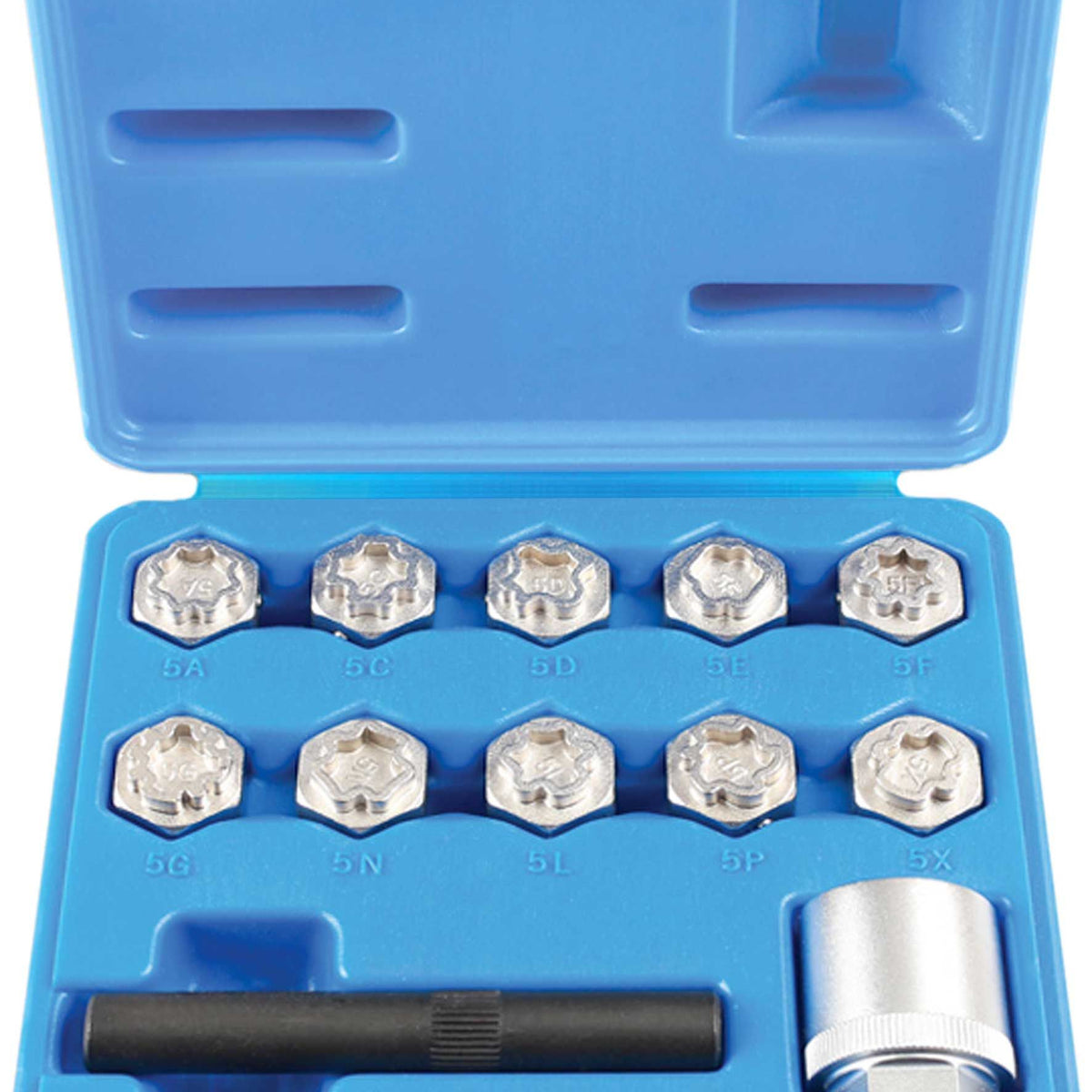 12 Piece Mercedes Locking Wheel Nut Socket Set - PKTool – Universal ...