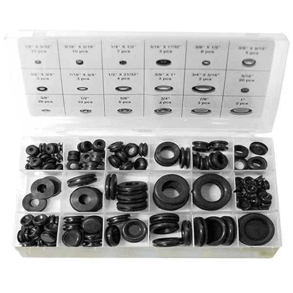 125 Piece Rubber Grommet Assortment - PKTool – Universal Auto Spares
