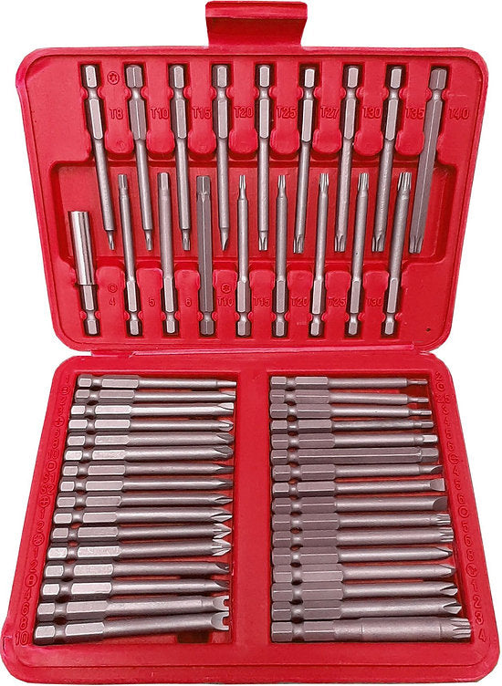 50 Piece Long Shaft Security Bits Set - PKTool – Universal Auto Spares
