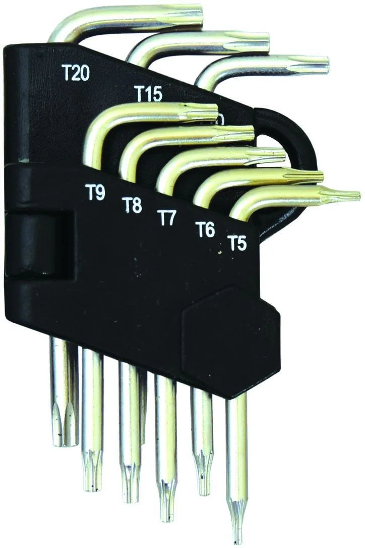 8 Pieces Micro Tamper Star Key Set S2 Steel - PKTool – Universal Auto ...