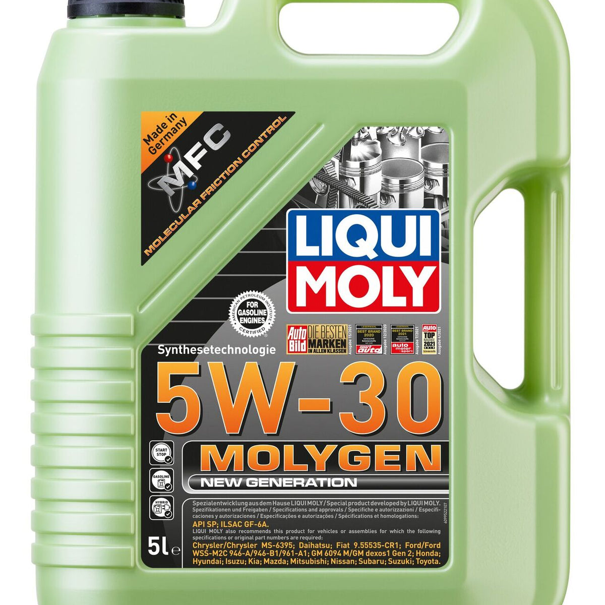 Molygen New Generation 5W-30 Synthetic Technology - LIQUI MOLY ...
