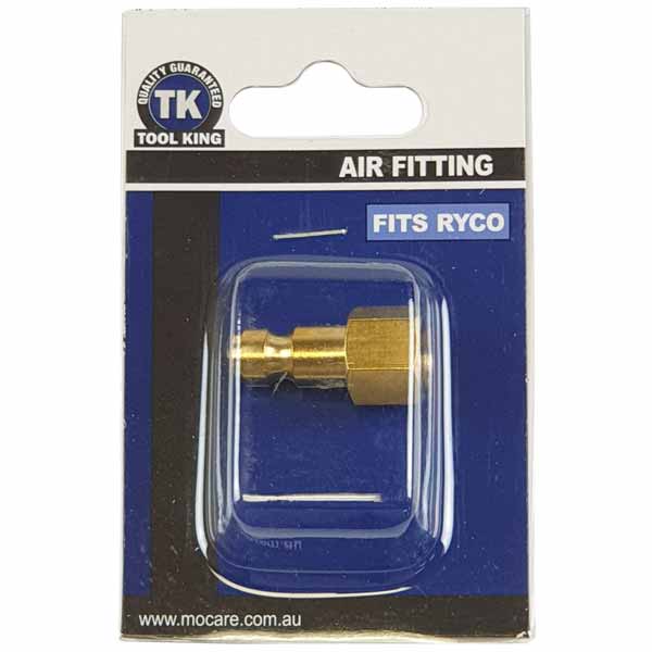 RYCO Air Fitting Equivalent Adaptor 1/4" BSP Female - Tool King ...