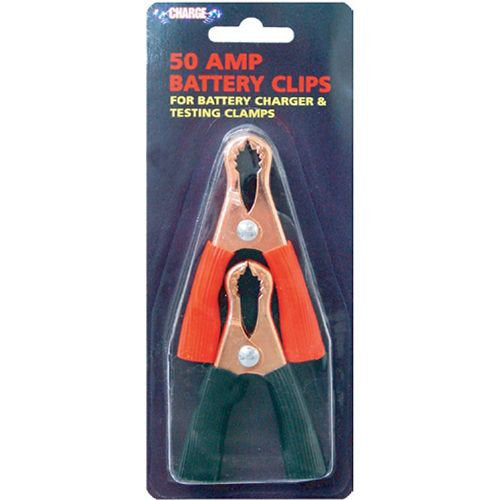 Battery Charging Clamps 2 Piece 50AMP Heavy Duty - Charge – Universal ...