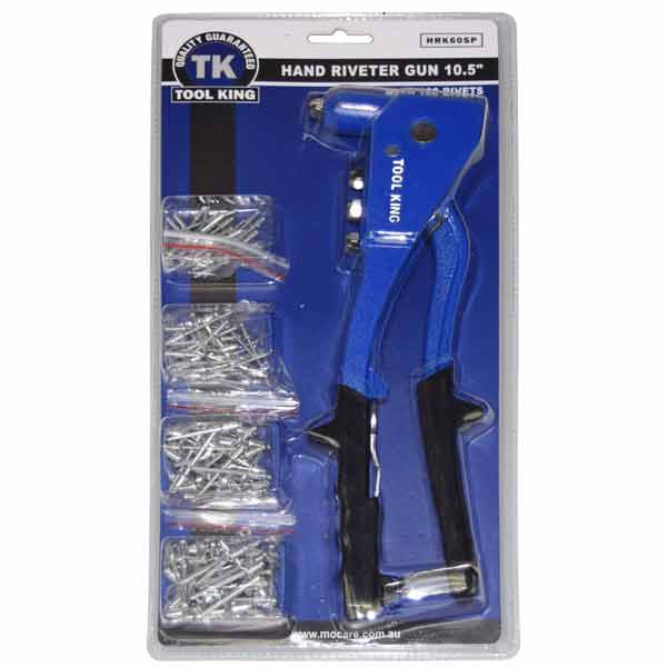 Hand Rivet Gun With 60 Rivets - Tool King – Universal Auto Spares