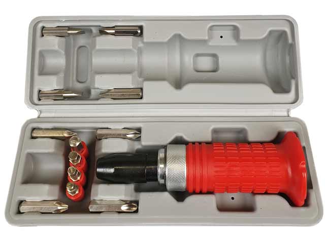 Impact Driver & 12 Piece Bit Set 36mm - Tool King – Universal Auto Spares