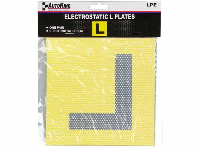 L Plates Electrostatic Pair - AUTOKING – Universal Auto Spares