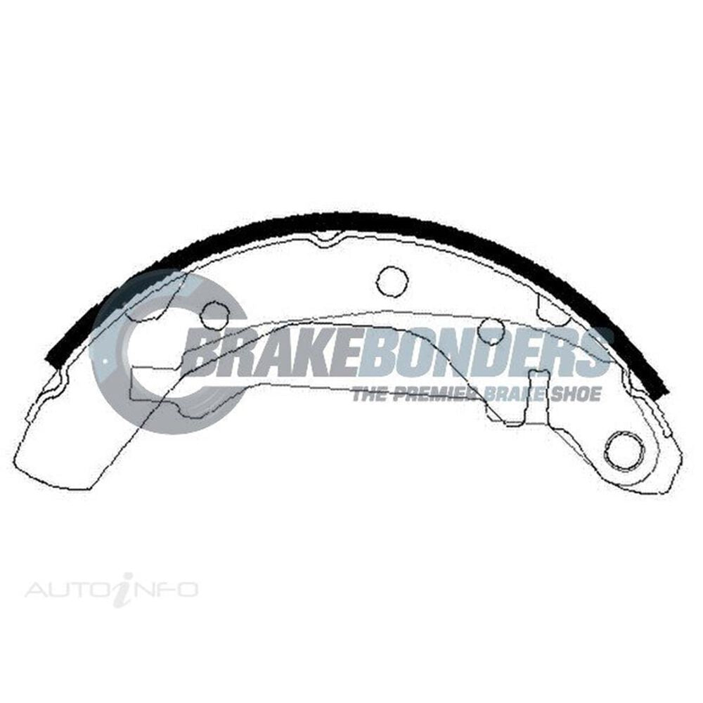Brake Shoes Daewoo 180mm N1783 - Brake Bonders – Universal Auto Spares