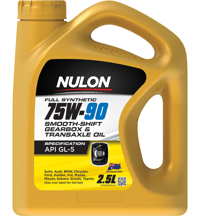 Full Synthetic 75W-90 Performance Manual Transaxle Oil 2.5L - Nulon ...