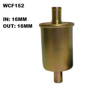 EFI Fuel Filter Z200 with 16mm Pipe WCF152 - Wesfil – Universal Auto Spares