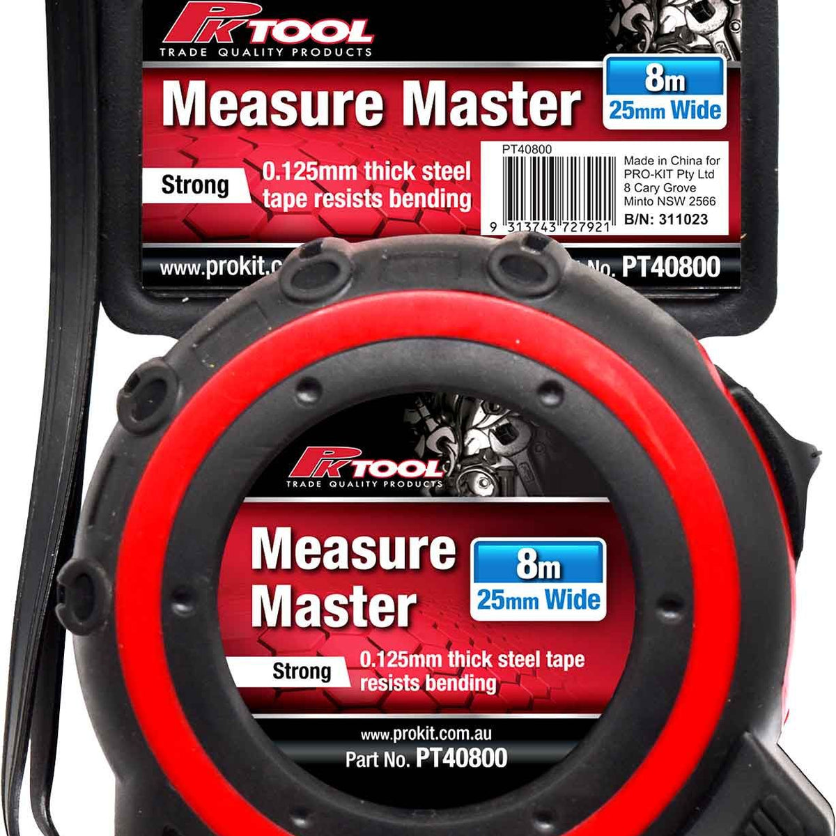 Measure Master Super Heavy Duty 8m Measuring Tape - PKTool