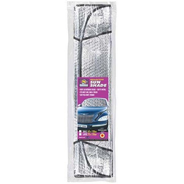 Sun Shade Silver Small 60cm X 130cm - PC Procovers – Universal Auto Spares