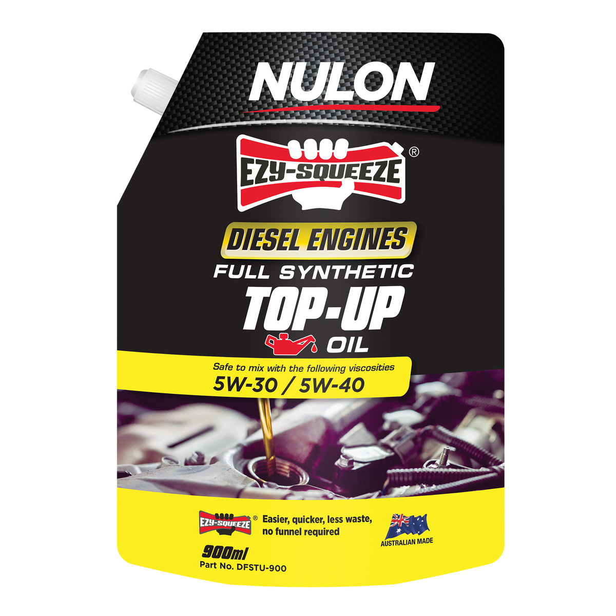 Diesel Engine Full Synthetic Top-Up Oil 900mL - Nulon – Universal Auto ...