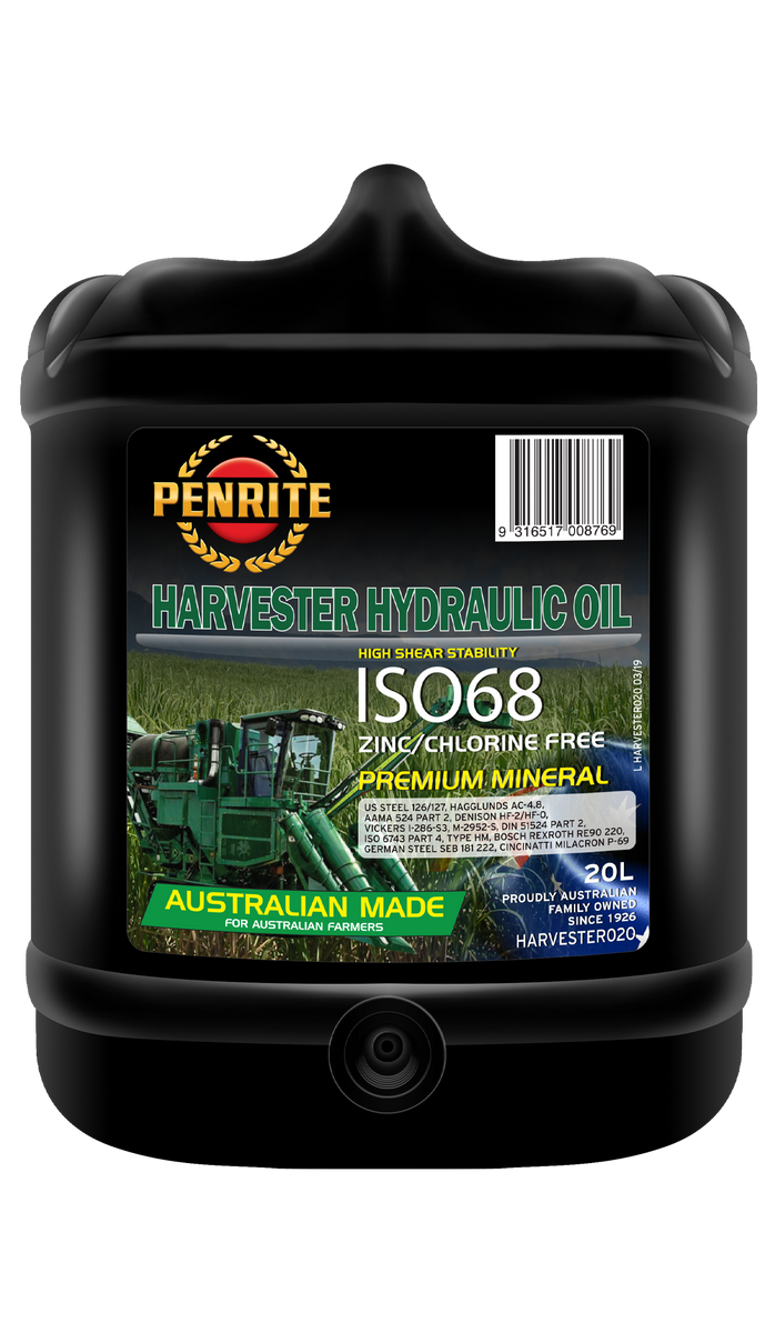 Harvester Hydraulic Oil 20L - Penrite – Universal Auto Spares